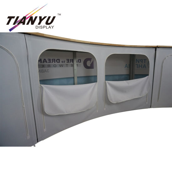 Modern Exhibition Promotion Shop Round Counter Design from China ...