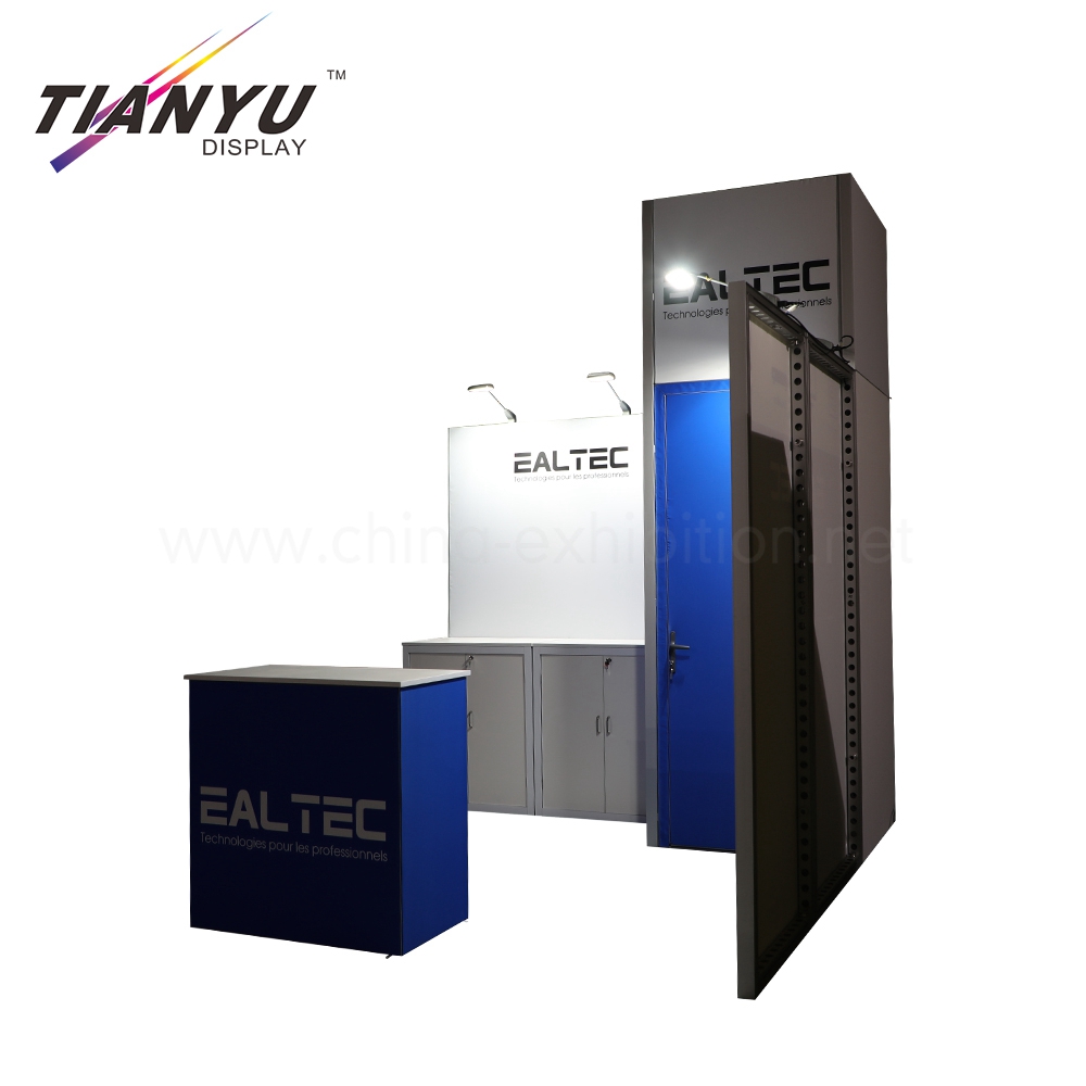 portable expo island exhibition booths stand design system and ...
