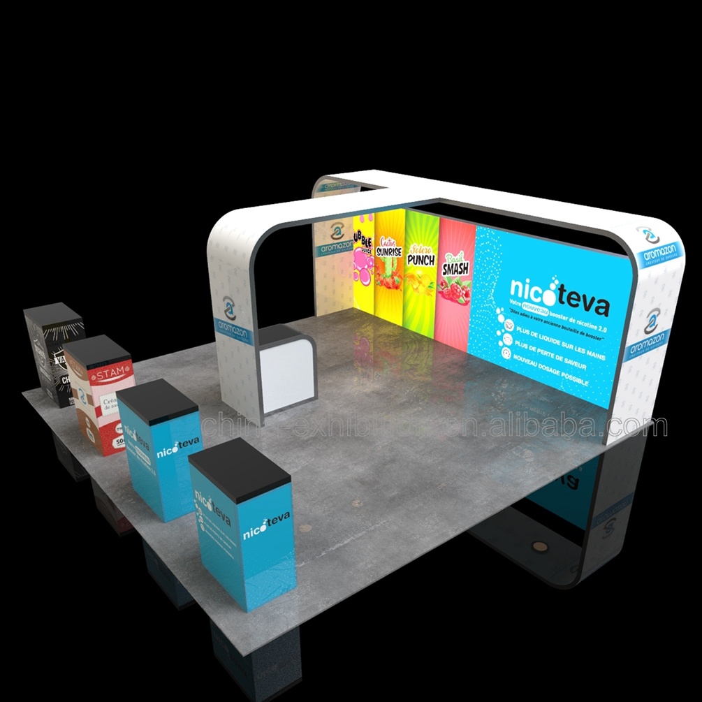 Portable Modular Fashion 6X6 Trends Trade Show Stand Standard Custom ...