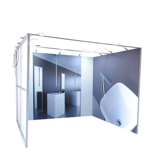 Wholesale Custom Printing Curved Trade Show Portable Booth from China ...