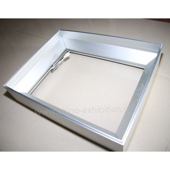 Custom Black Color Aluminium Profile Silicone Edge Light Box for LED ...