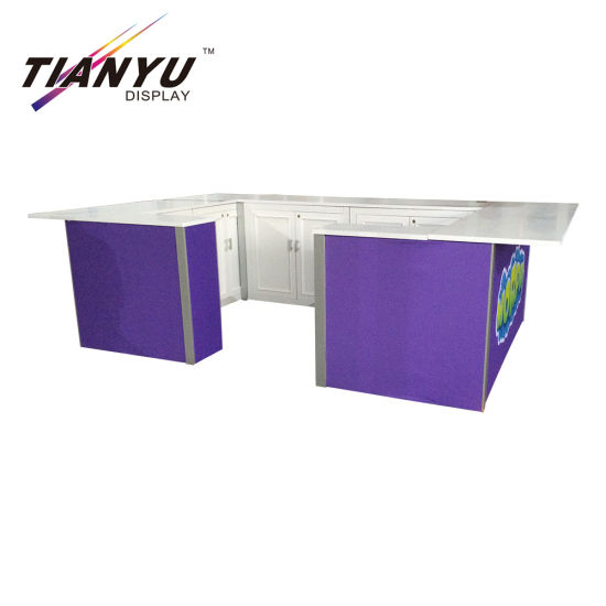Modern Exhibition Promotion Shop Round Counter Design from China ...