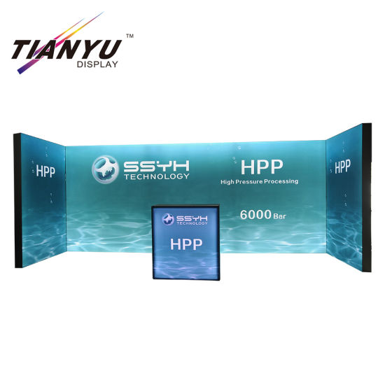 Portable Backdrop Stand Curved Frame Tension Fabric Display Rack Used ...