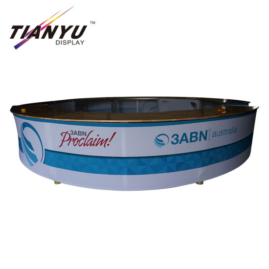 Modern Exhibition Promotion Shop Round Counter Design from China ...