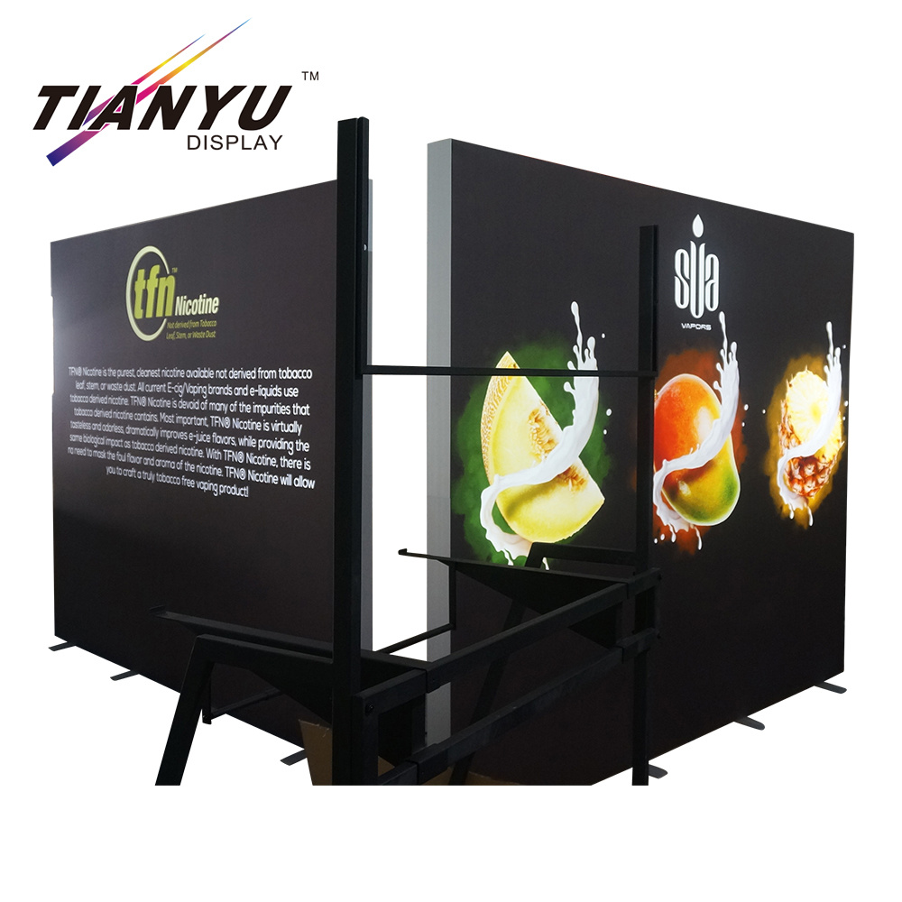 3X3 or 3X4 Small Exhibition Booth Designing Portable Trade Show Booth ...