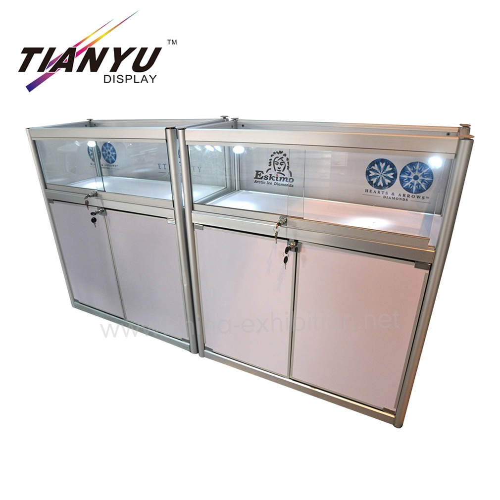 Portable custom Backlit backdrops Exhibit Booth Jewelry Trade Show ...