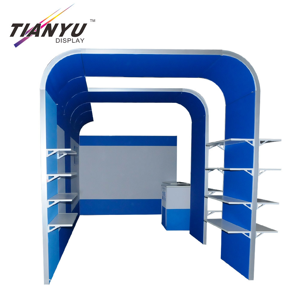 Portable Exhibition Booth 3X3m Aluminum Modular Standard Trade Show ...