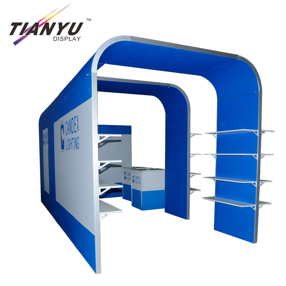 Portable Exhibition Booth 3X3m Aluminum Modular Standard Trade Show ...