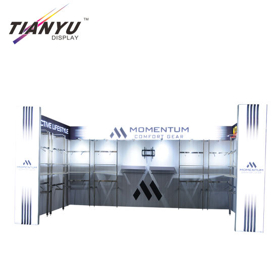 custom backdrops 10X20 Feet Trade Show Exhibition c with Custom Graphic ...