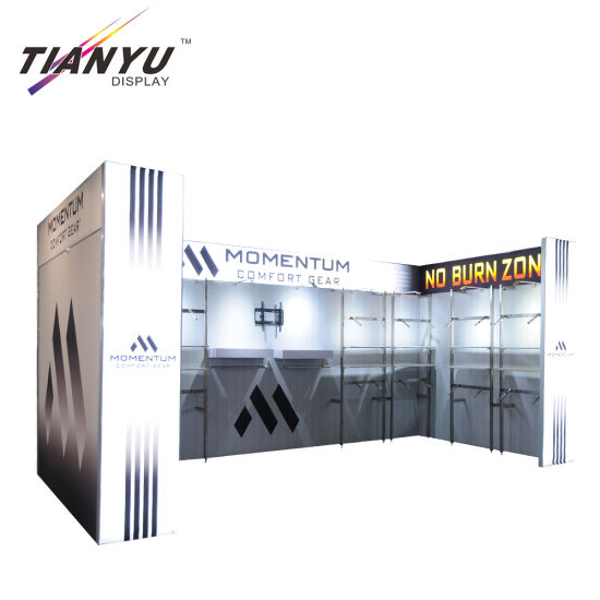 custom backdrops 10X20 Feet Trade Show Exhibition c with Custom Graphic ...