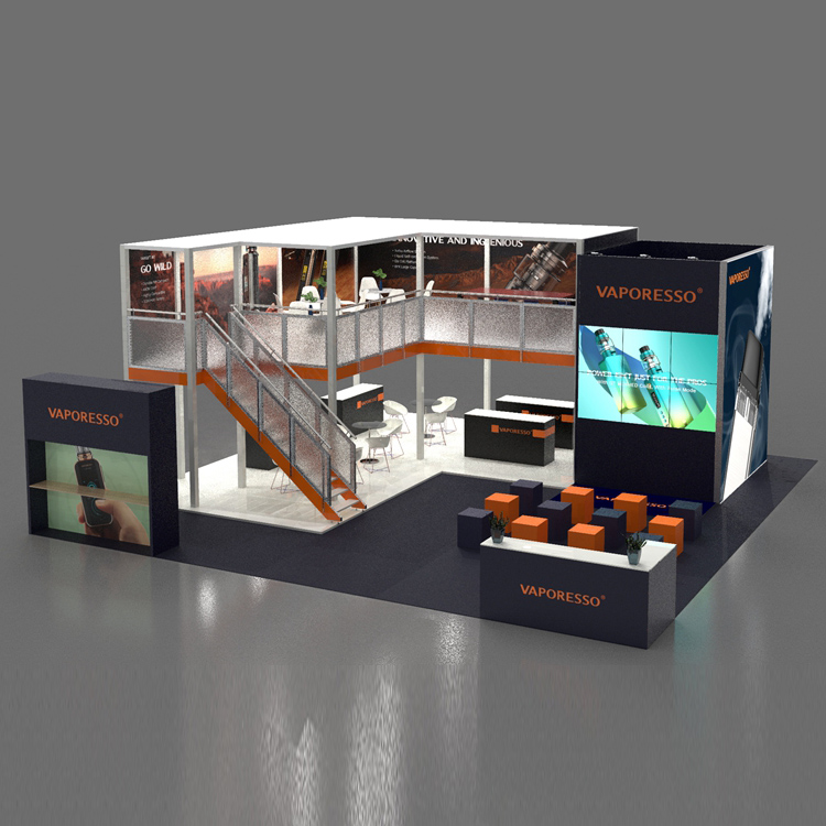 12x12m Special Constructor Trade Double Exhibition Fair Retail Export ...