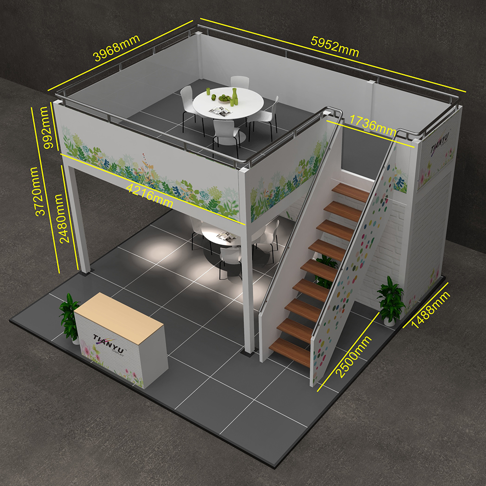 Two Story Custom Modular Popular Easy Double Deck Booth from China ...