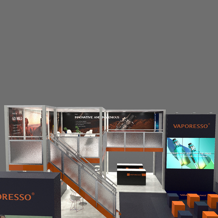 Customized 20ft Exhibition Stand Aluminum Extrusion And Manufacturing ...