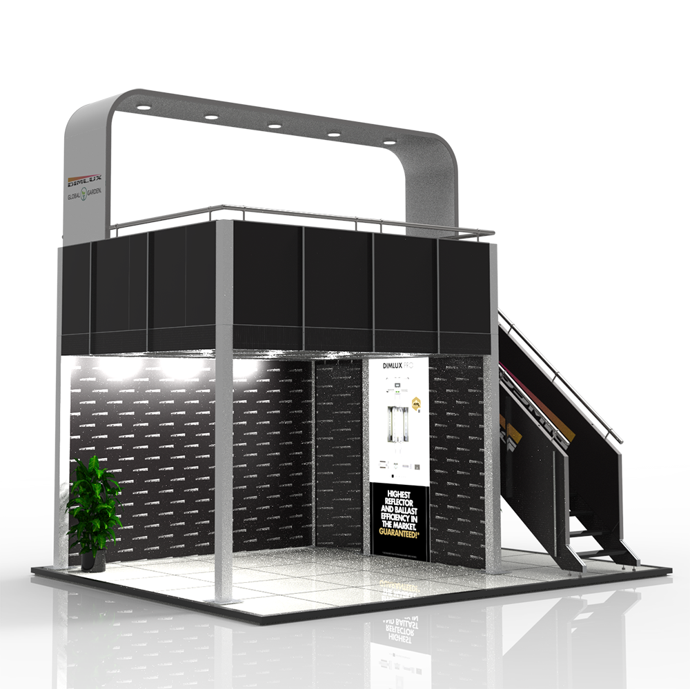 Customized 20ft Exhibition Stand Aluminum Extrusion And Manufacturing ...