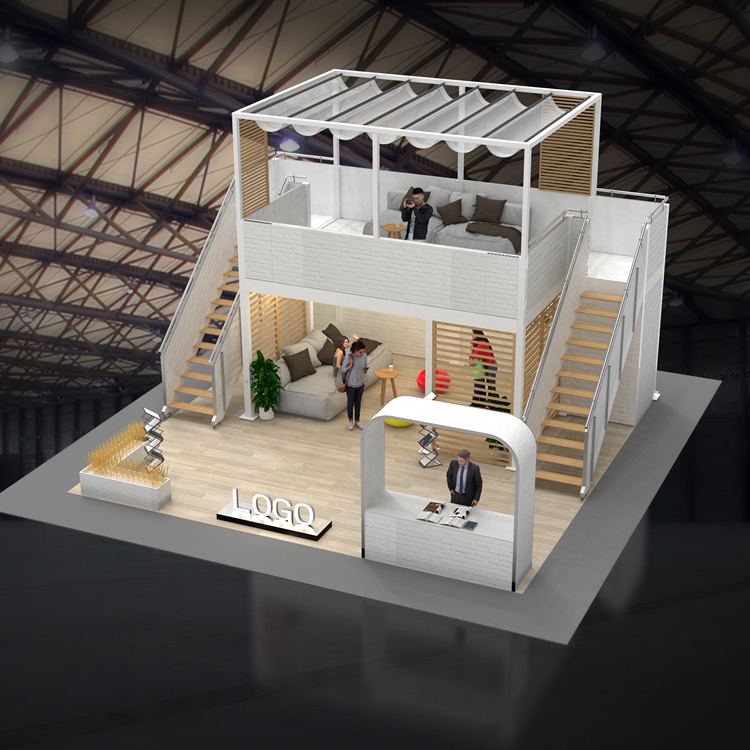 Stand Exhibition Expo Double Deck Trade Show Story Second Floor 2 ...